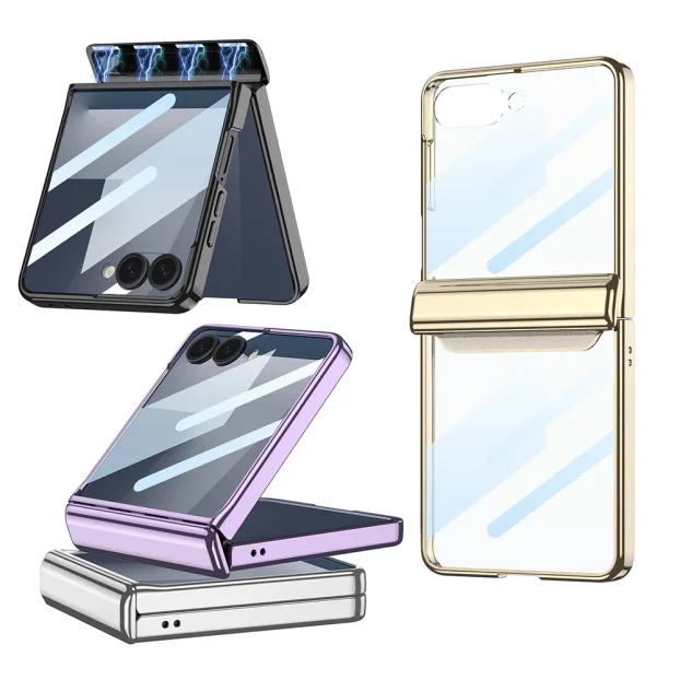 Futrola za Samsung Z Flip 7/Flip7 Lines II zlatna - KupujemProdajem