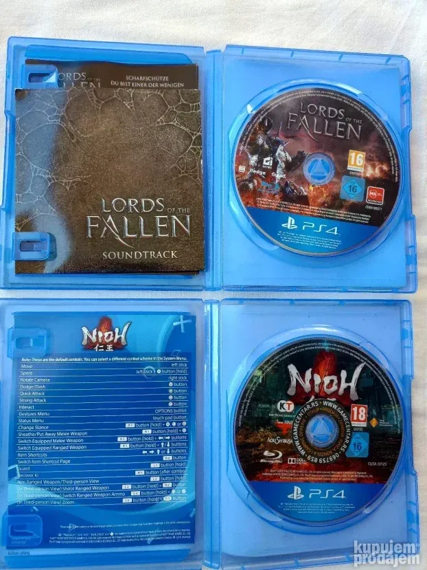 PS4 / PS5 - Lords Of The Fallen - GOTY & Nioh - KupujemProdajem