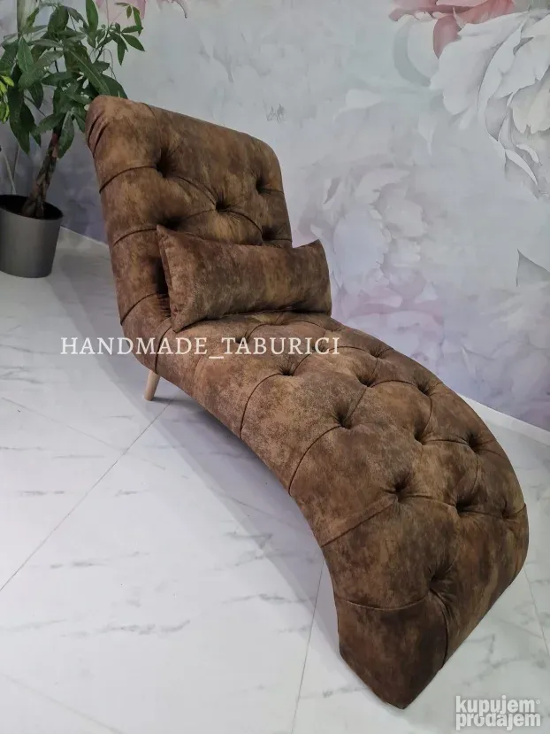 Lenjivac Sofa 160x70 Chesterfield Pliš 106 - KupujemProdajem
