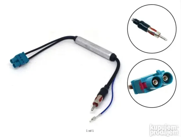 Pojačivač FM antene za VW sa dve utičnice spojene - KupujemProdajem