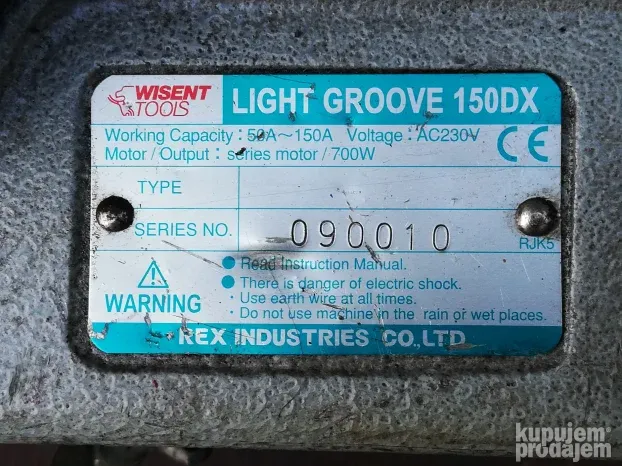 Mašina za nutovanje cevi REX - KupujemProdajem