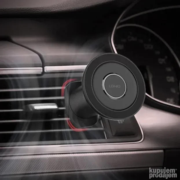 Auto stalak za ventilaciju LDNIO MA22 magnetic crni - KupujemProdajem