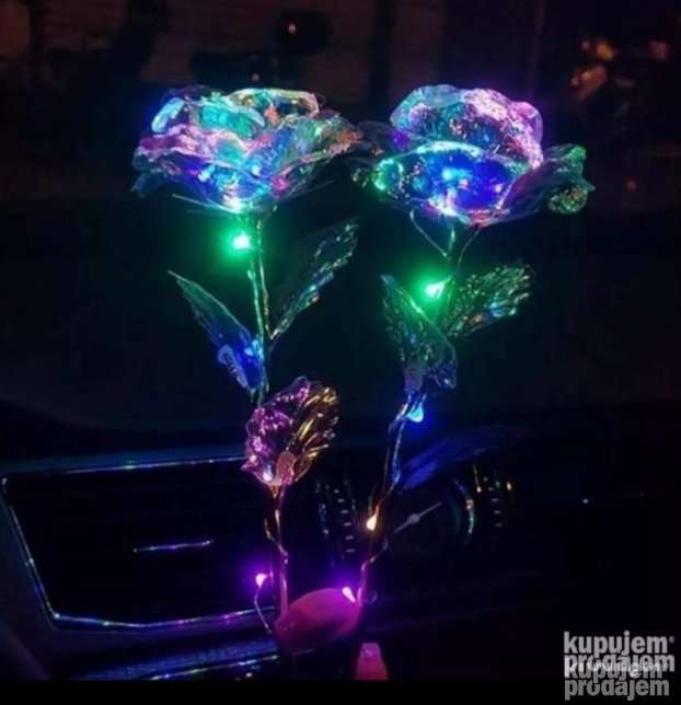 Magicna svetleca RUZA - KupujemProdajem
