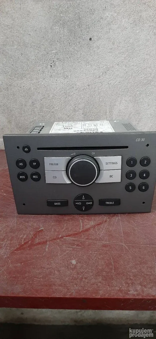 Opel radio cd 30 astra h vectra meriva signum - KupujemProdajem