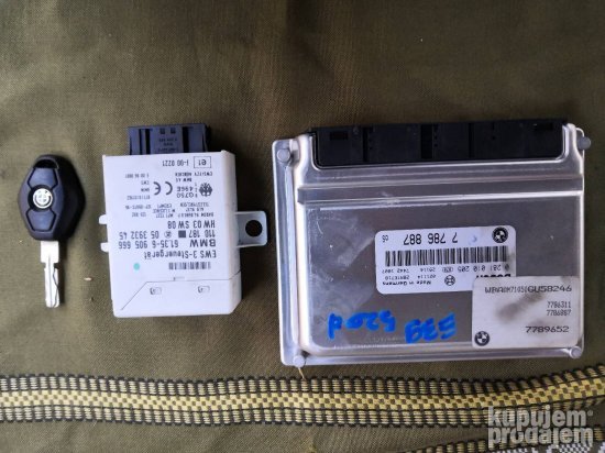 BMW E39 520d EWS kompletan ecu, ews, kljuc - KupujemProdajem