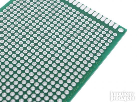 PCB raster pločica (dvostrani vitroplast) 60 x 80mm - KupujemProdajem