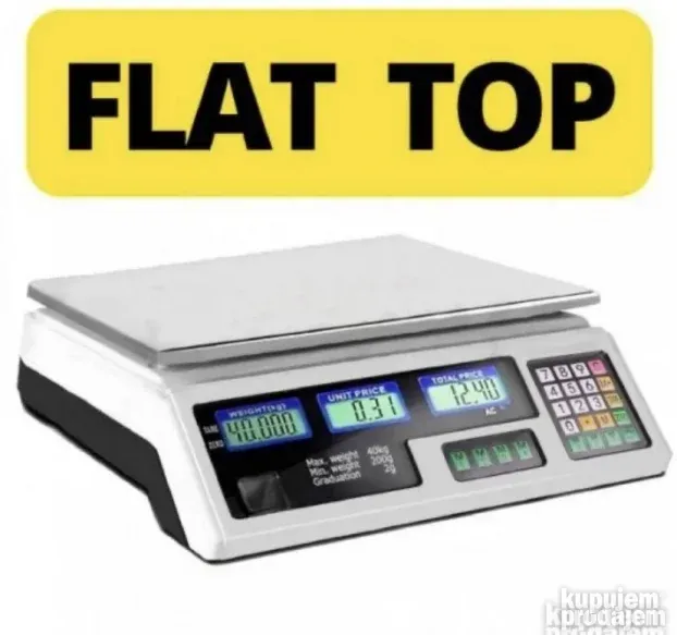 Digitalna vaga-Vaga za merenje do 40kg-trgovačka vaga/ novo - KupujemProdajem