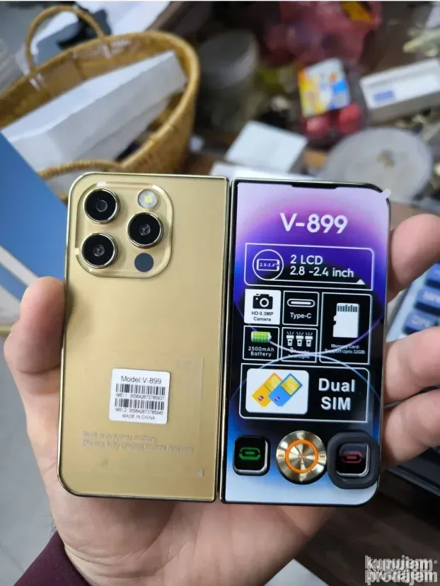 Mini Preklopni telefon - Dual SIM - Z Fold NOVO - KupujemProdajem