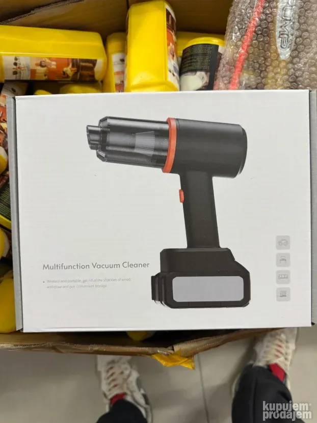 mini usisivac za auto kucu sa dve baterije - KupujemProdajem