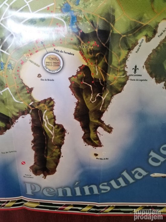Mapa Guia de Buzios - KupujemProdajem