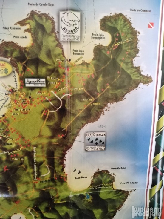 Mapa Guia de Buzios - KupujemProdajem