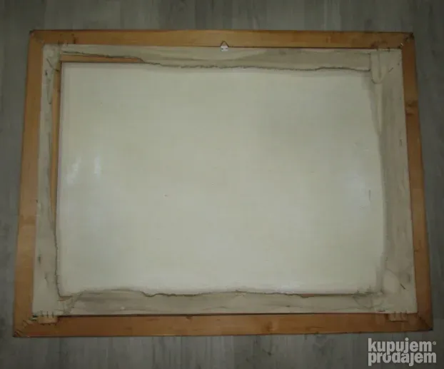 Planinski pejzaž ulje na platnu velika slika - KupujemProdajem