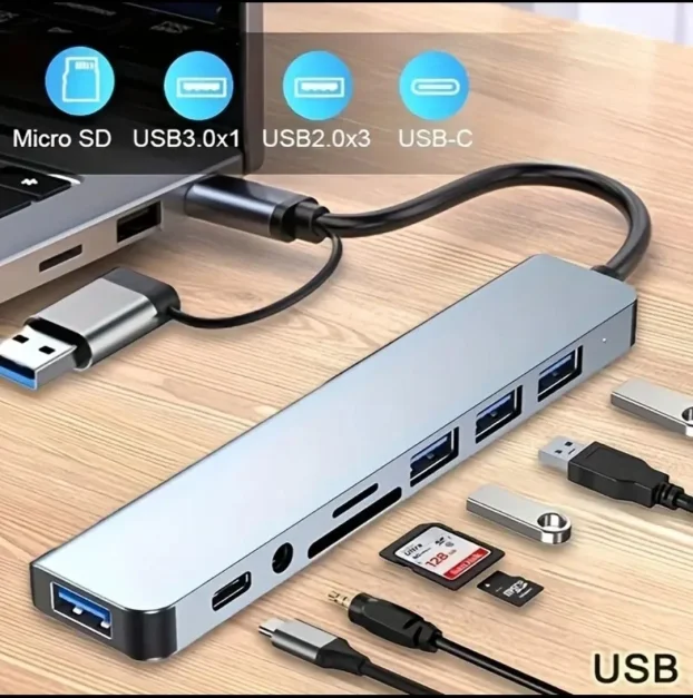 USB-C USB-A multifunkcionalni HUB - KupujemProdajem