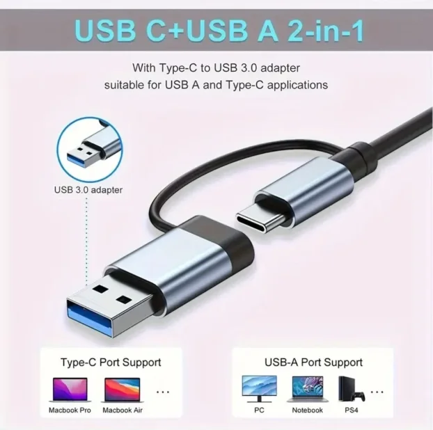 USB-C USB-A multifunkcionalni HUB - KupujemProdajem