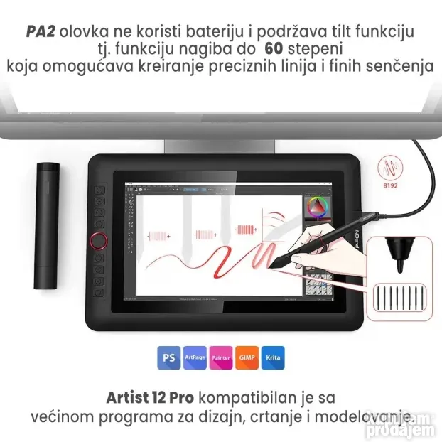 XP-Pen Artist 12 Pro - KupujemProdajem