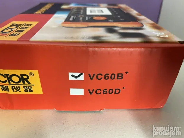 Victor VC60B+ Digital Insulation Resistance Tester - KupujemProdajem