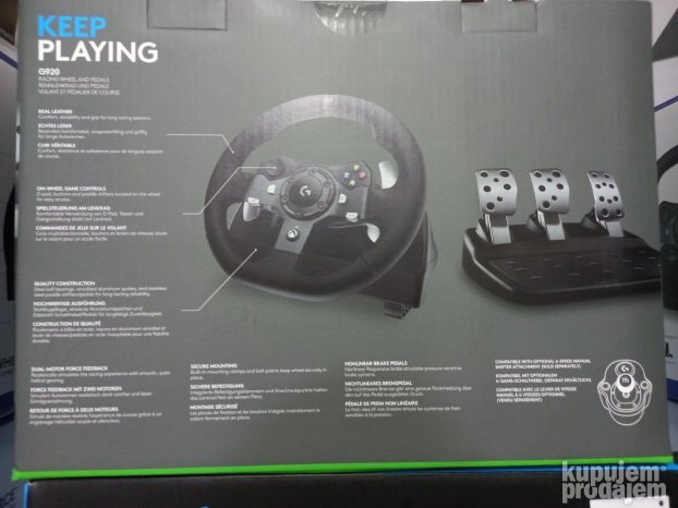 LOGITECH G920 Volan Za Xbox One,Xbox Series X/S i PC - Novo ...