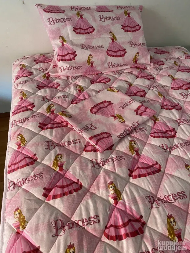 Step deke - prekrivaci sa posteljinom singl 140x200 Princeza ...