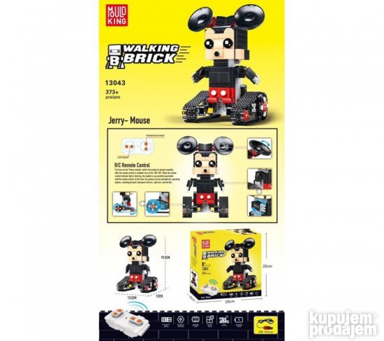 Lego Mould King Robot Miki Maus Upravljanje Daljinskim - KupujemProdajem