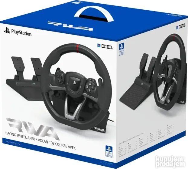 Hori RWA: Racing Wheel Apex - PS4/PS5/PC - KupujemProdajem