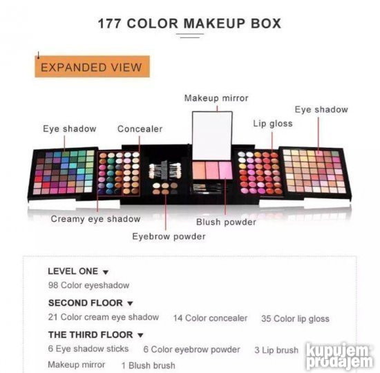 SMINKA-Paleta sminke-Sminka-Paleta sminke-Sminka - KupujemProdajem