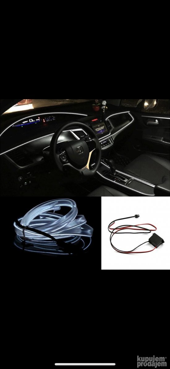 Led svetleca ukrasna traka / trakica 3m bela - KupujemProdajem