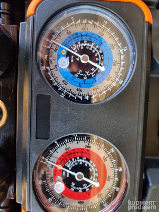 Manometri i creva za punjenje klime Profesionalan set - KupujemProdajem
