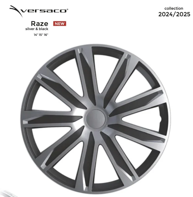 Versaco ratkapna RAZE silver&black 14 MODEL 2025 - KupujemProdajem