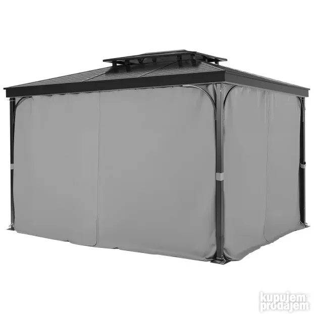 Zavese za paviljon 2840x2840x2110mm Siva - KupujemProdajem